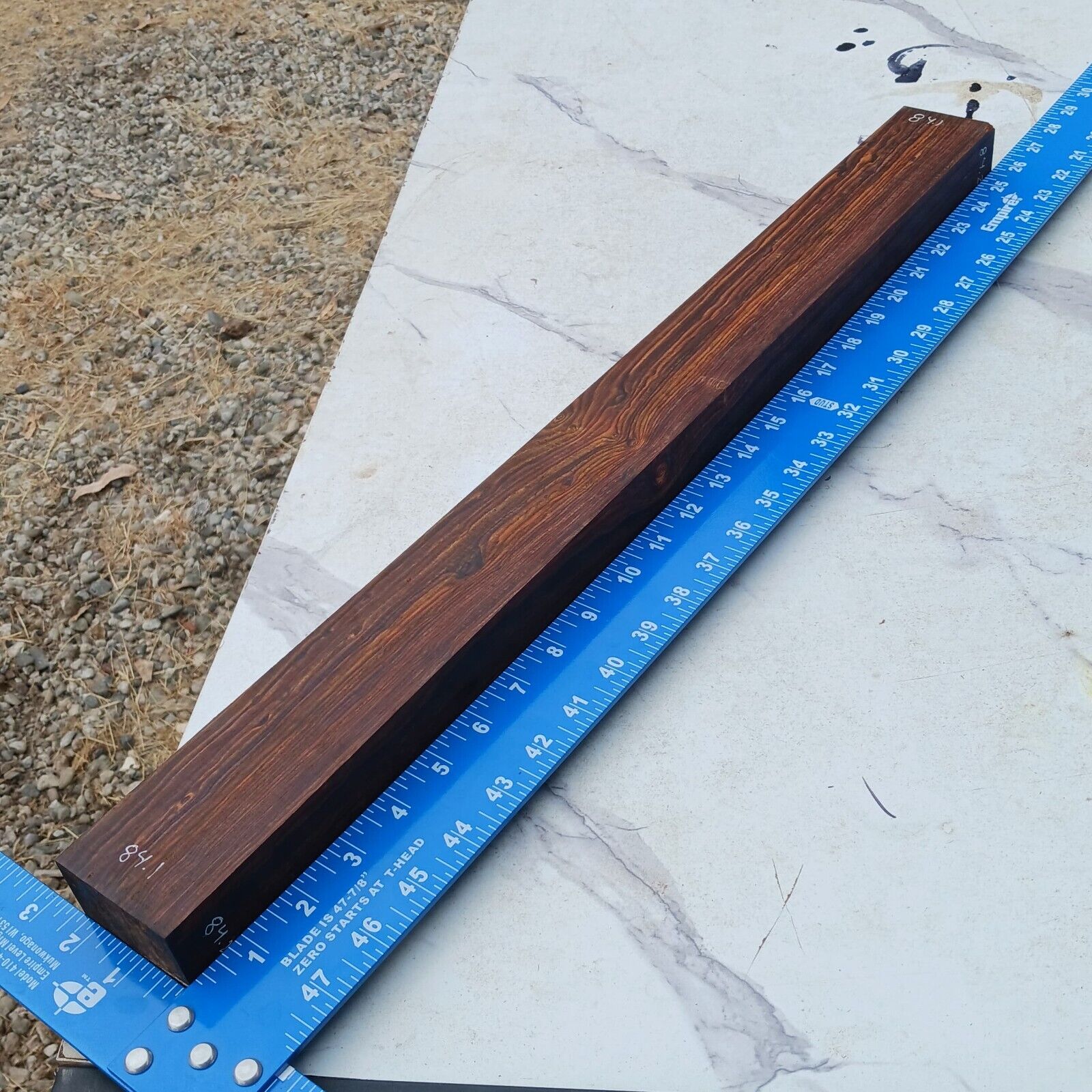 Mexican Cocobolo G1 1.75x2.25x26.625 Blank Wood for Woodworking ...