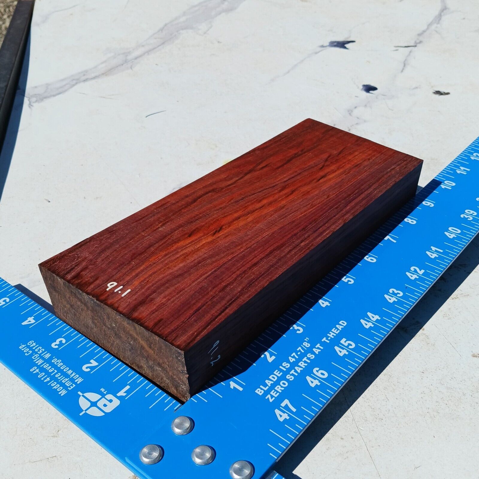 Mexican Cocobolo G1 1.875x3.75x9.25 Blank Wood for Woodworking Projects ...