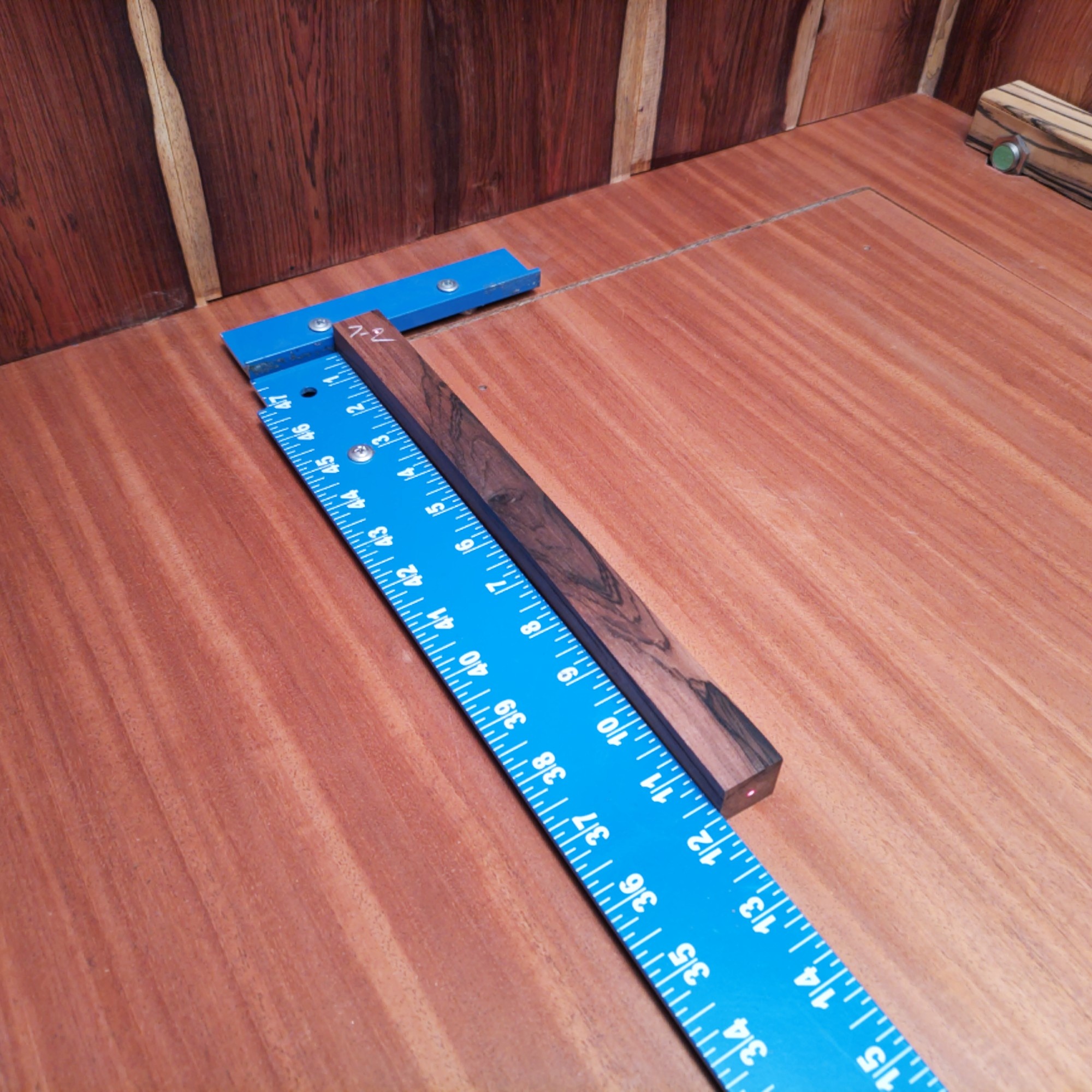 Brazilian Rosewood 0.7" X 0.8" X 11.6" Wood Blank for Woodworking ...